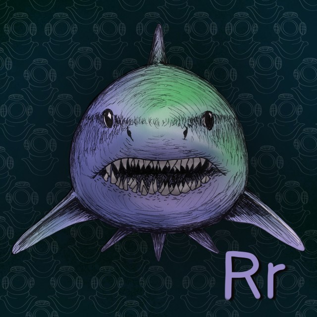 Meet the ragged toothed shark – Kids Book Illustrator Andy C Marshall